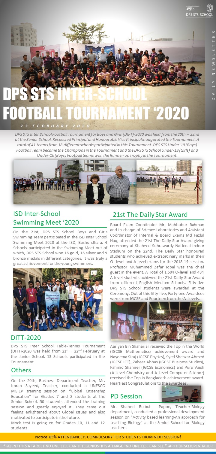 DPS STS SCHOOL DHAKA